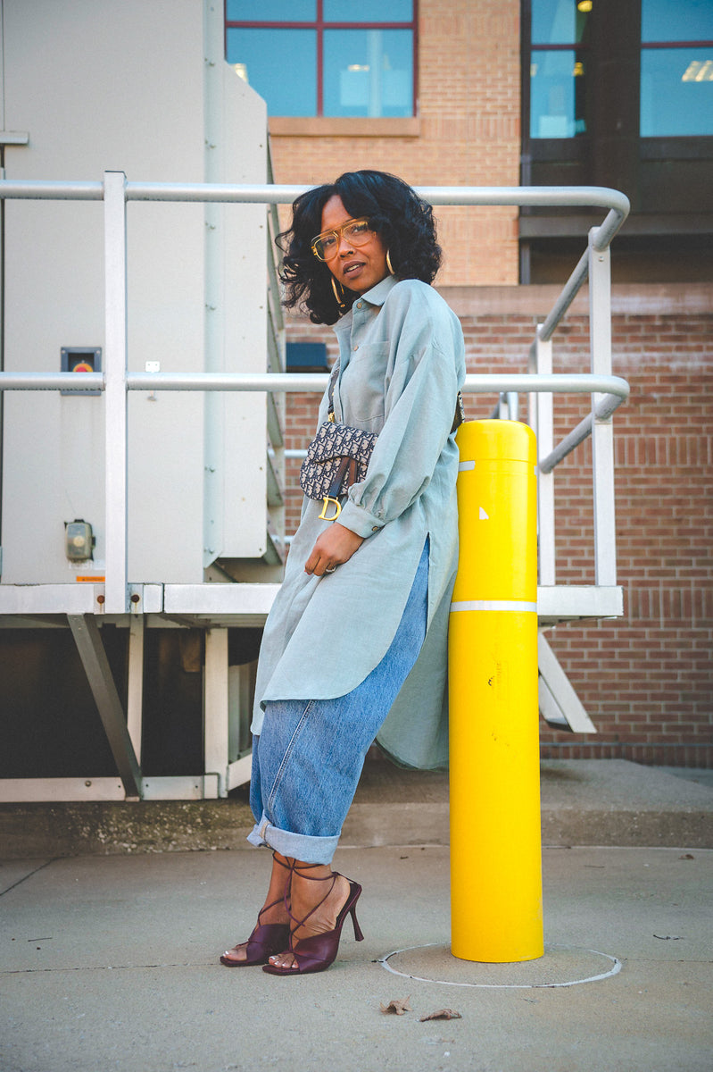 SALE-DAT SIDE SPLIT SHIRT – SWEENEE